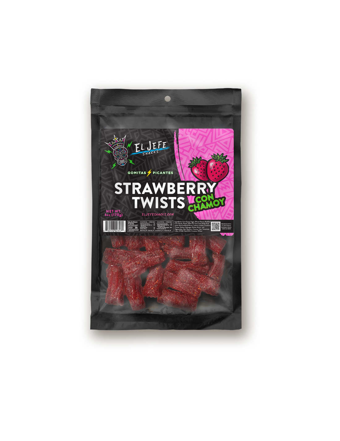 Strawberry Twists Con Chamoy – El Jefe Snacks