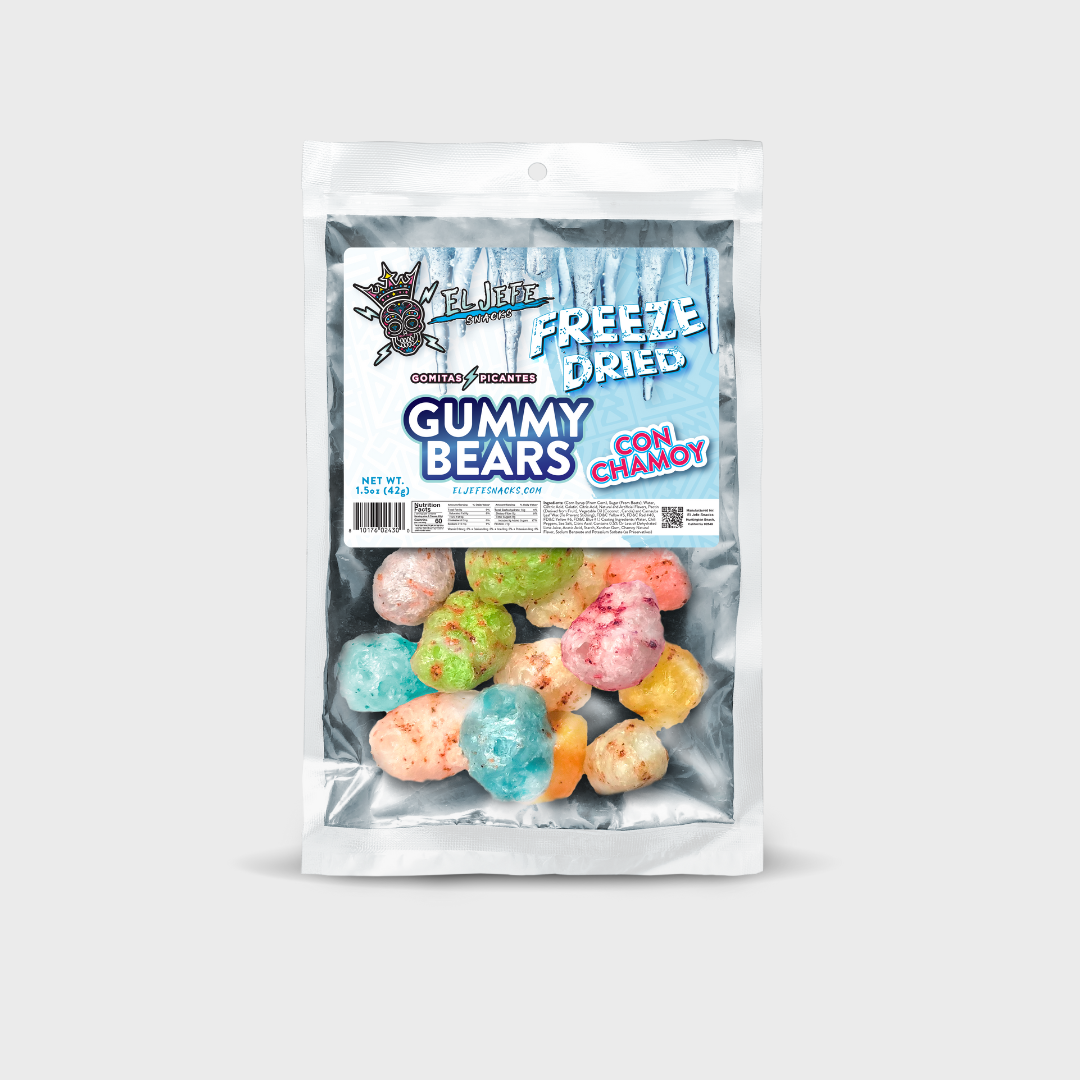 Freeze Dried Gummy Bears Con Chamoy – El Jefe Snacks