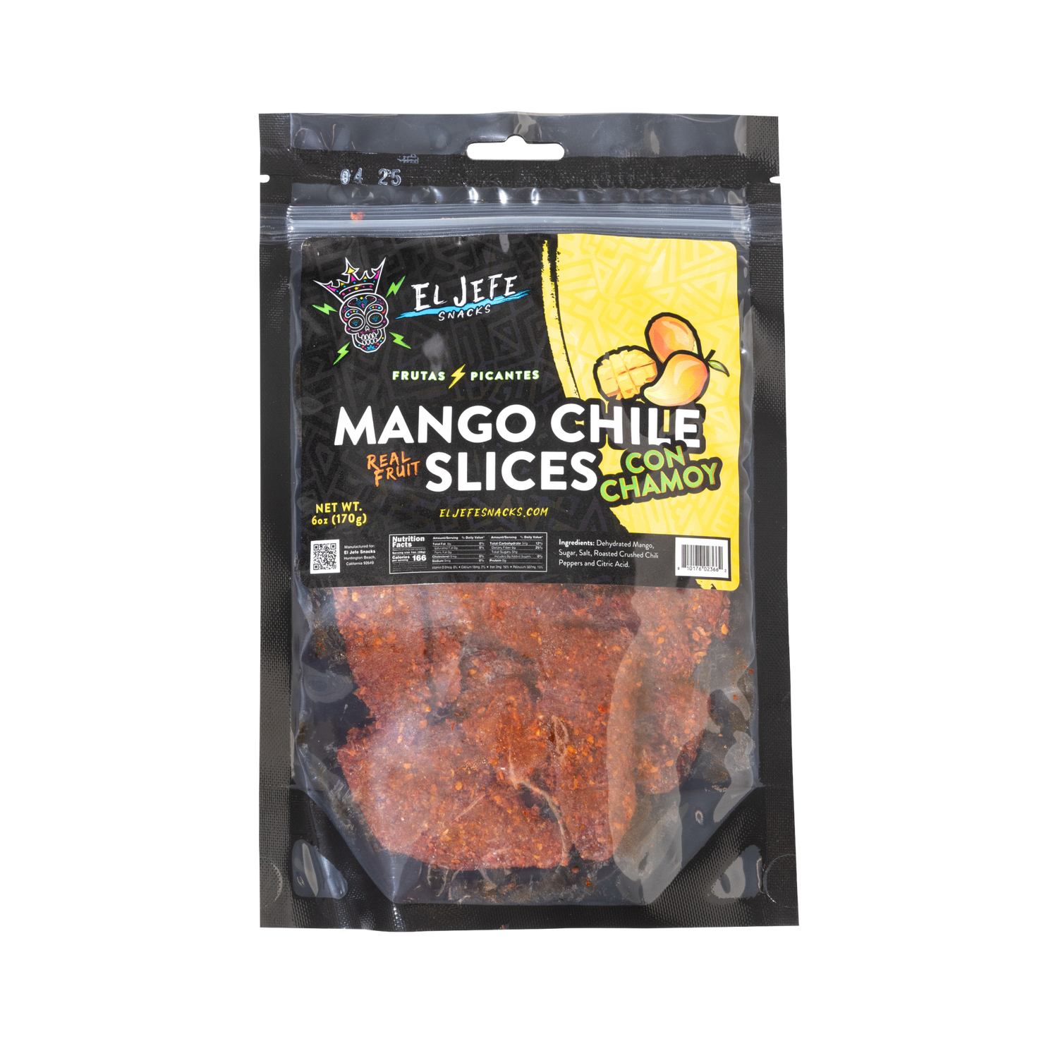 El Jefe - Chamoy Mango Chile Slices – El Jefe Snacks