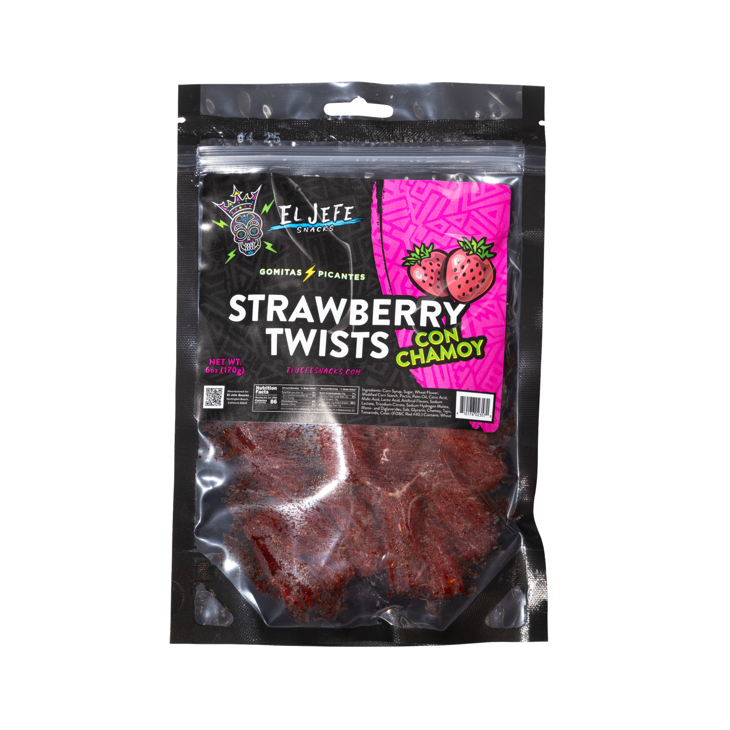 El Jefe - Chamoy Strawberry Twists – El Jefe Snacks