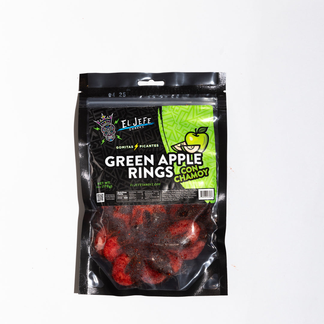 El Jefe - Chamoy Apple Rings – El Jefe Snacks